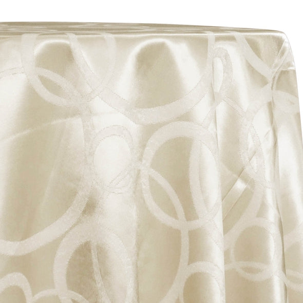 Cirque Jacquard (Reversible) Table Linen in Ivory – Urquid Linen