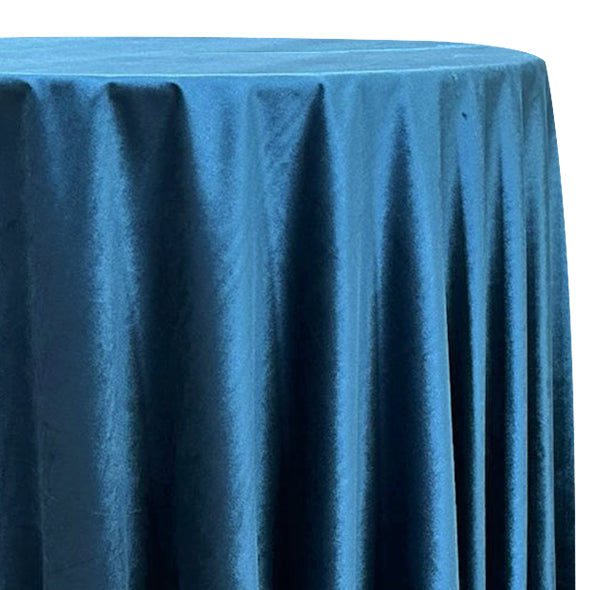 Luxury Plush Velvet Table Linen in Lapis Blue – Urquid Linen