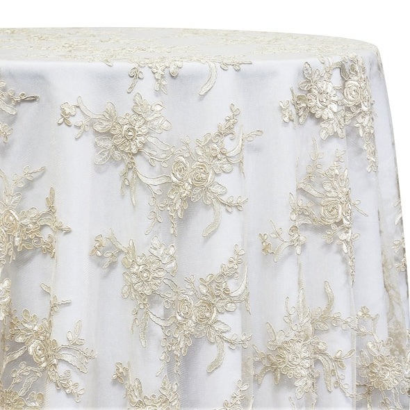 Laylani Lace Tablecloths & Overlays | Urquid Linen