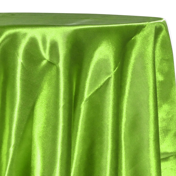 Bridal Satin Table Linen in Lime Green 38 – Urquid Linen