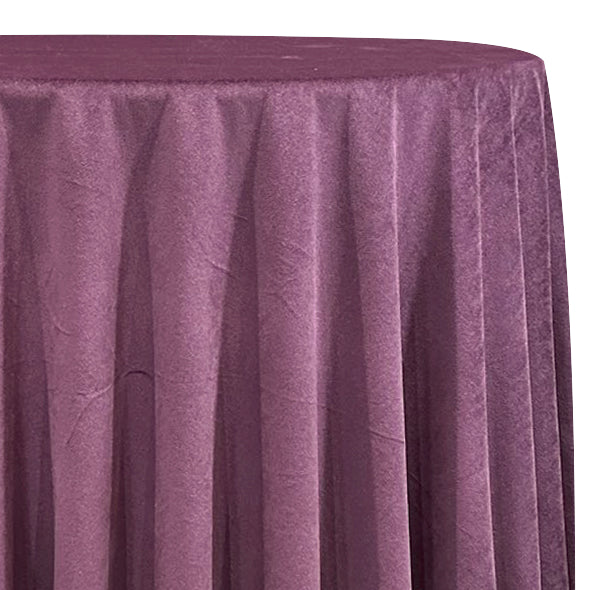 Luxury Plush Velvet Table Linen in Mauve – Urquid Linen
