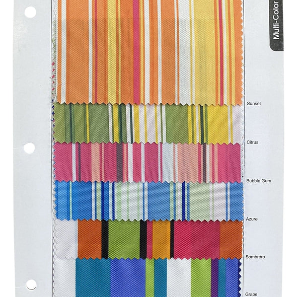 Multi-Color Stripe Tablecloths & Overlays | Urquid Linen