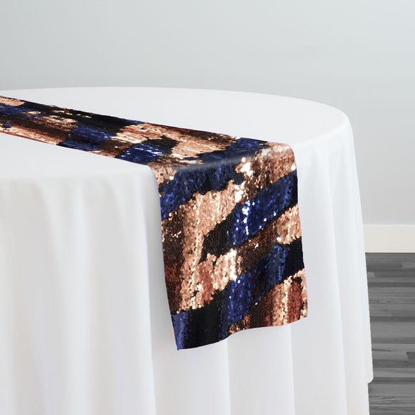 Two-Tone Sequins Table Runners | Urquid Linen