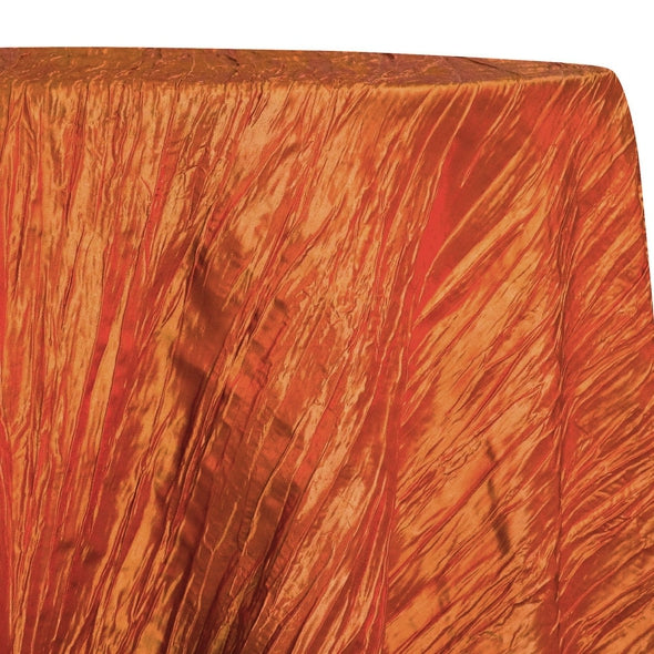 Accordion Taffeta Table Linen in Orange – Urquid Linen