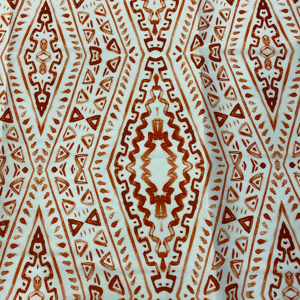 Orange Aztec Pattern Background