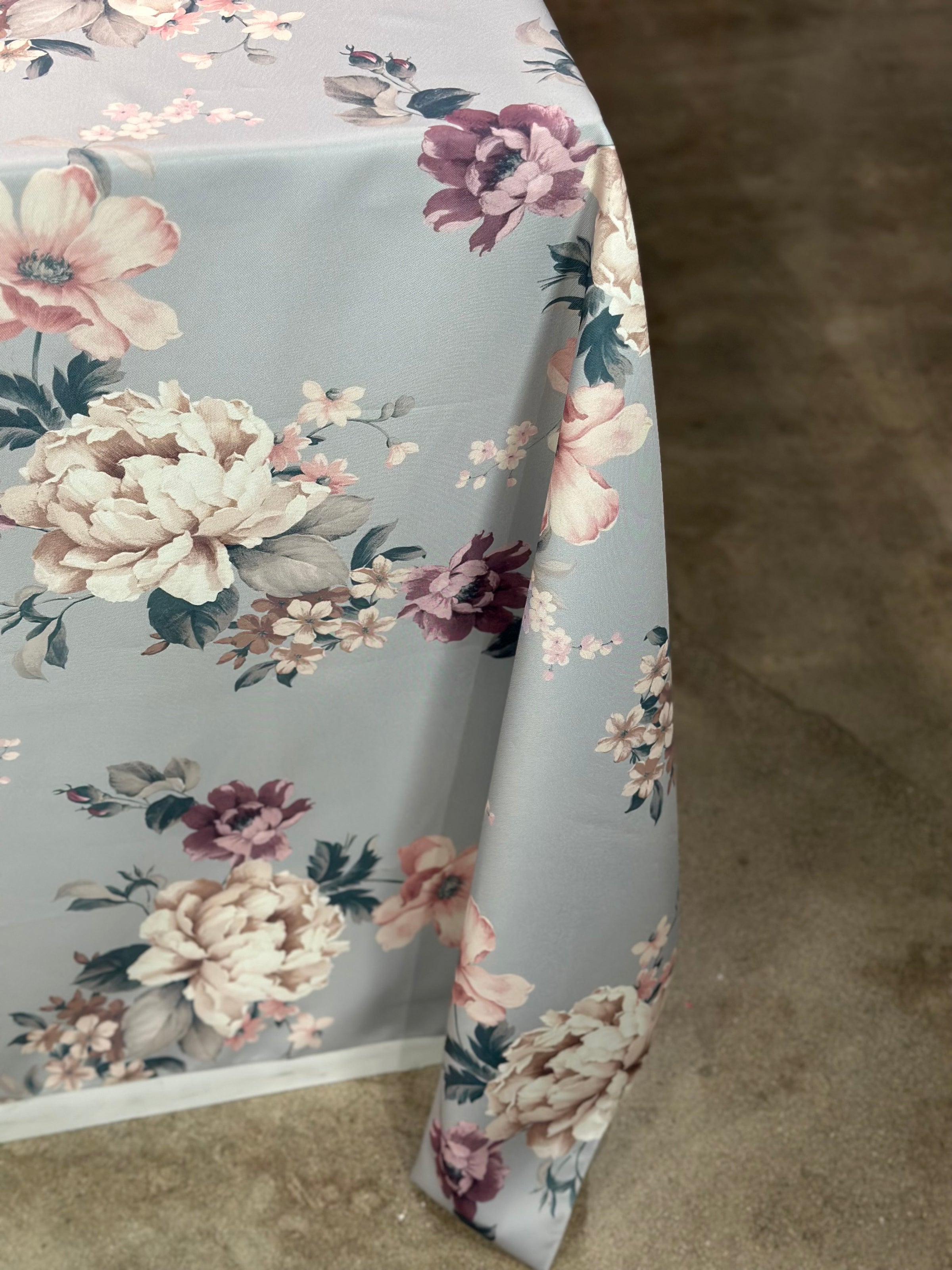 Dusk Bloom (Poly Print) Table Linen