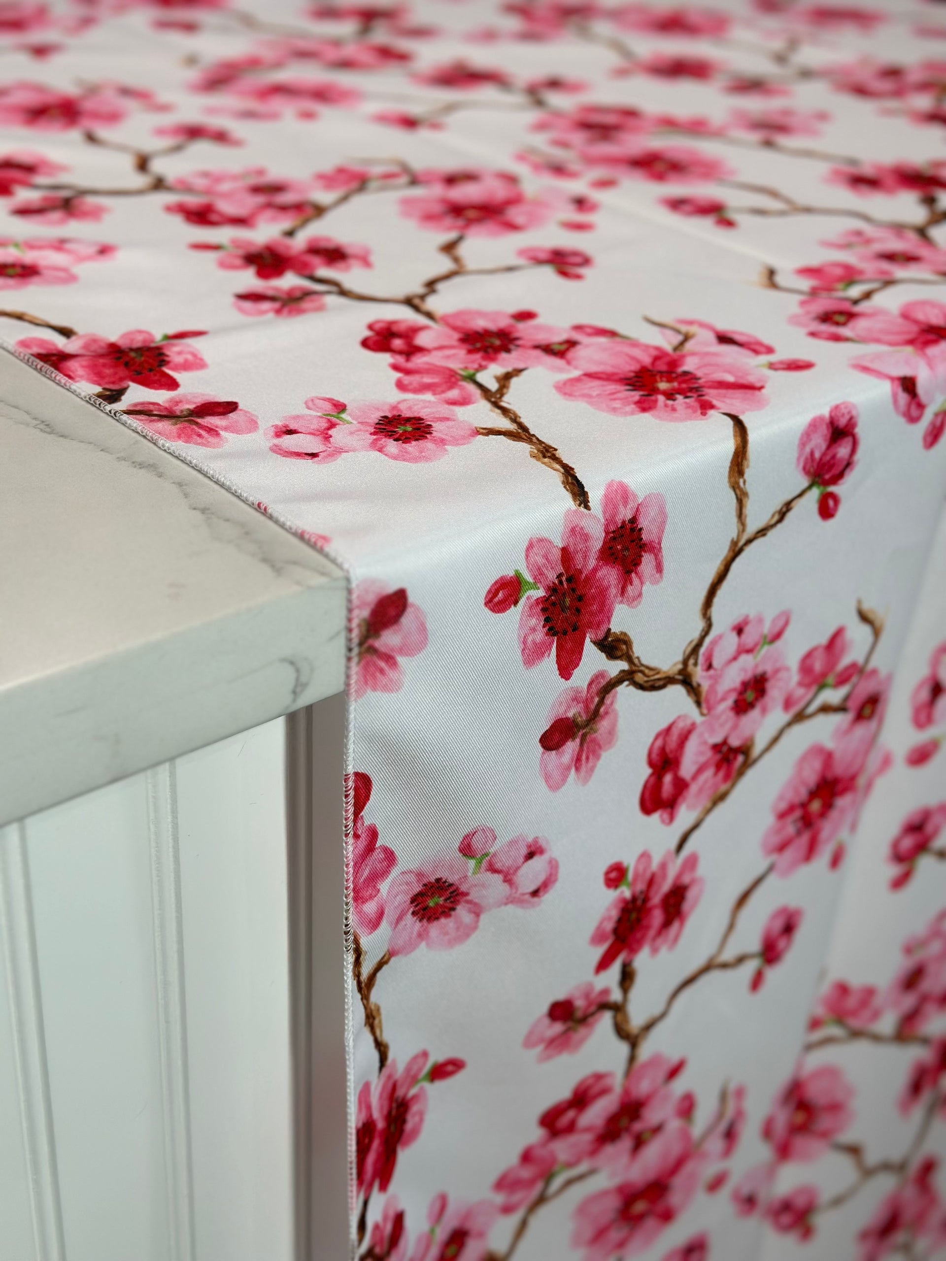 Cherry Blossom (Poly Print) Table Linen – Urquid Linen