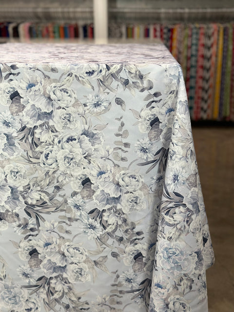 Floral Dusk (Poly Print) Table Linen in Copen Perry – Urquid Linen
