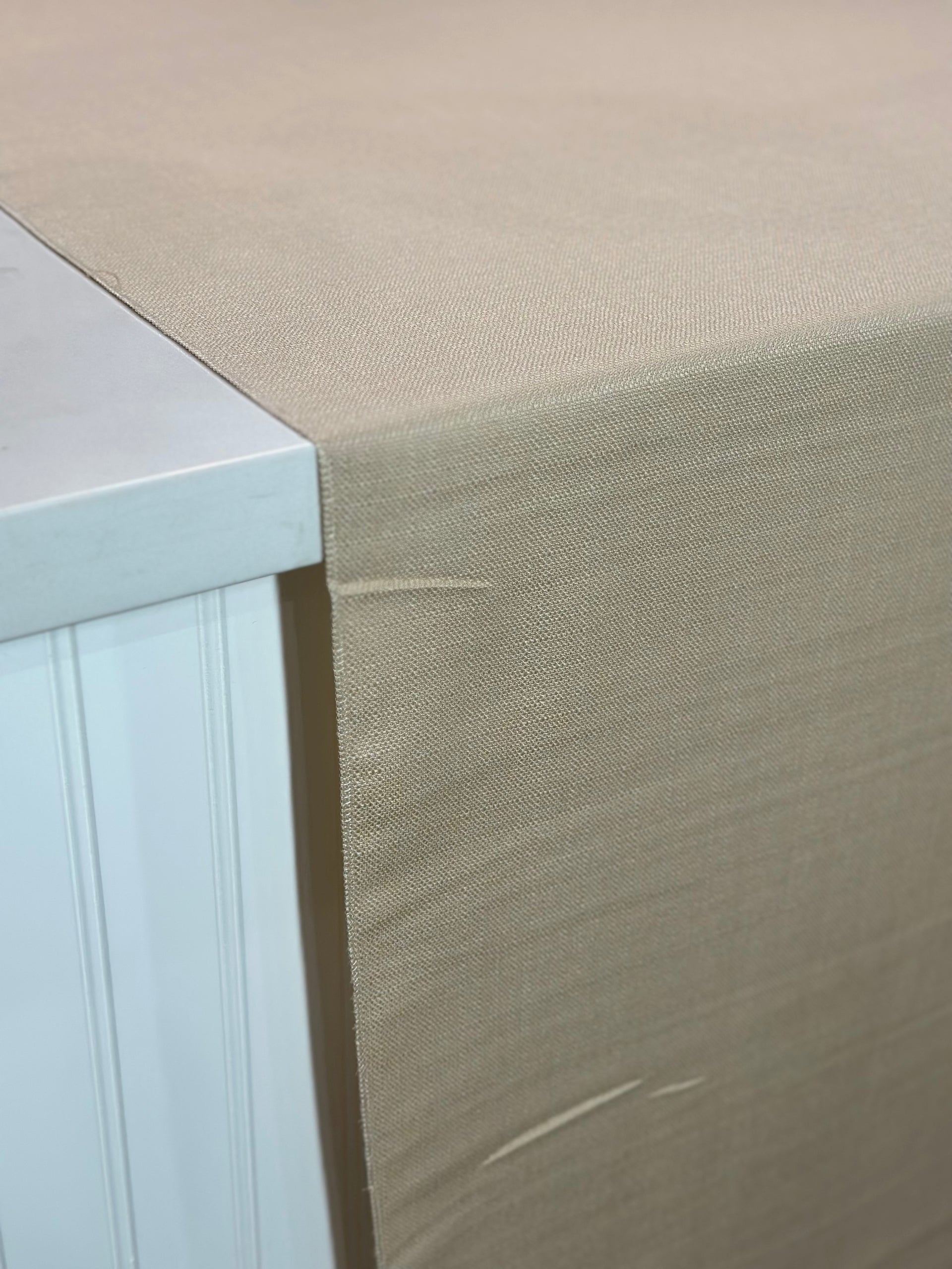 1pc - Rustic Linen Table Linen 120" Round - Wheat – Urquid Linen