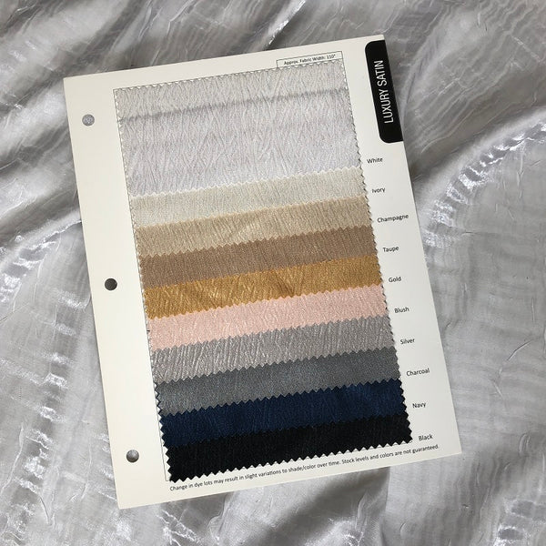 Luxury Satin Color Card
