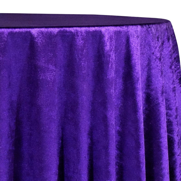 Lush Velvet Table Linen in Purple – Urquid Linen