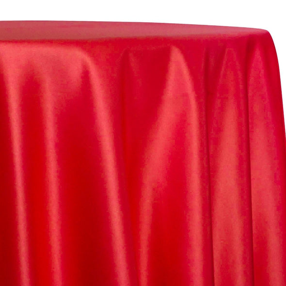 Lamour (Dull) Satin Table Linen in Red 1192 – Urquid Linen