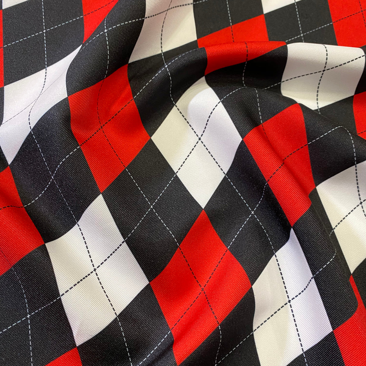 Red Fabric Pattern