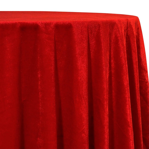 Lush Velvet Table Linen in Red – Urquid Linen