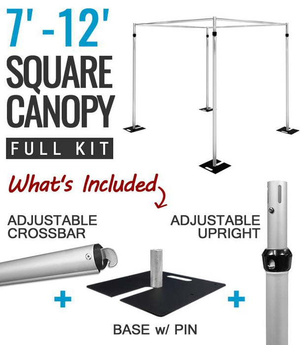 Square Canopy Hardware Kit