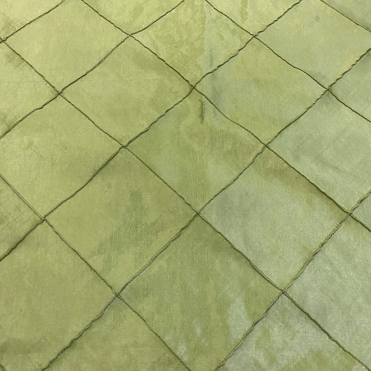 4" Pintuck Taffeta Table Linen in Sage 103 – Urquid Linen