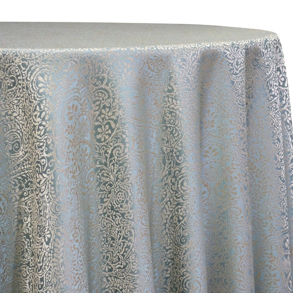 Miramar Jacquard Table Linen in Seafoam – Urquid Linen