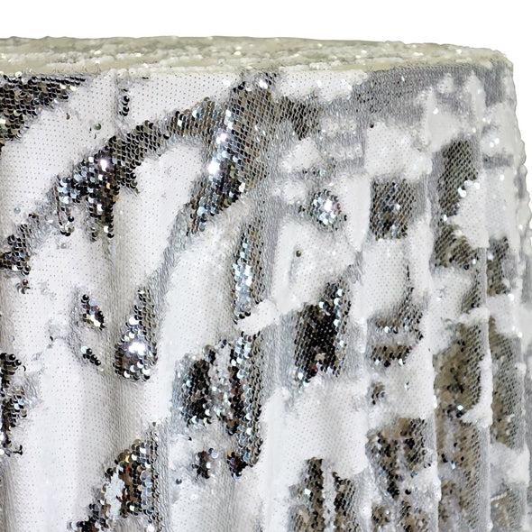 Two-Tone Sequins Tablecloths & Overlays | Urquid Linen