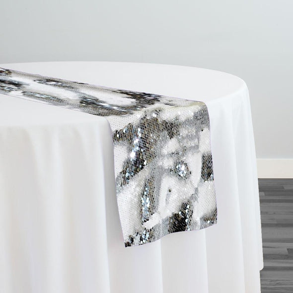 Two-Tone Sequins Table Runners | Urquid Linen