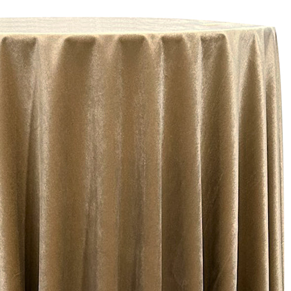 Luxury Plush Velvet Table Linen in Soft Gold – Urquid Linen