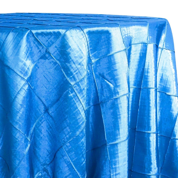4" Pintuck Taffeta Table Linen in Turquoise 112 – Urquid Linen