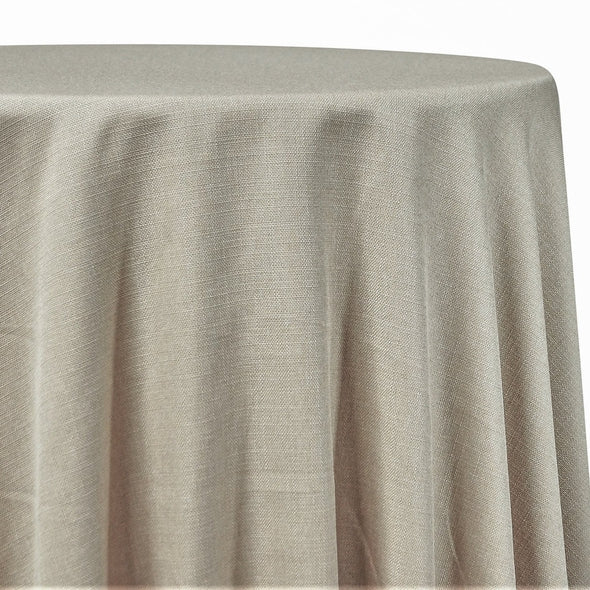 1pc - Rustic Linen Table Linen 120" Round - Wheat – Urquid Linen