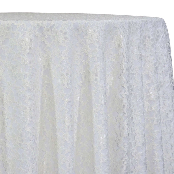 Classic Lace Table Linen in White – Urquid Linen