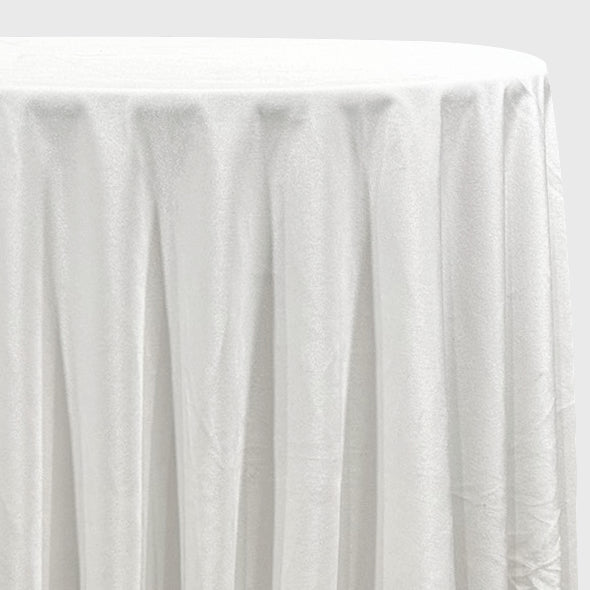 Luxury Plush Velvet Table Linen in White – Urquid Linen