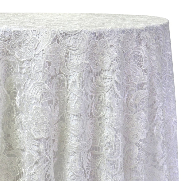 English Lace Table Linen in White – Urquid Linen