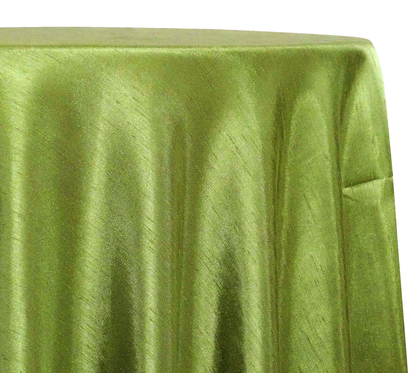 Shantung Satin (Reversible) Table Linen in Willow Green – Urquid Linen