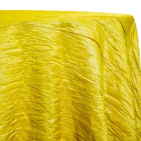 Accordion Taffeta Table Linen in Yellow – Urquid Linen