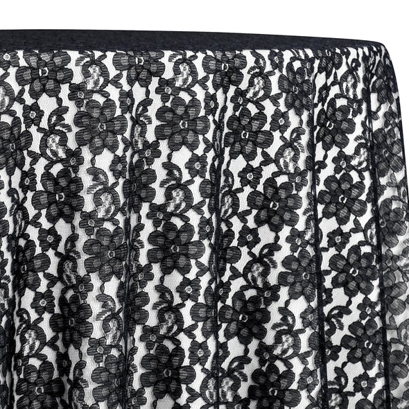 Classic Lace Table Linen in Black – Urquid Linen